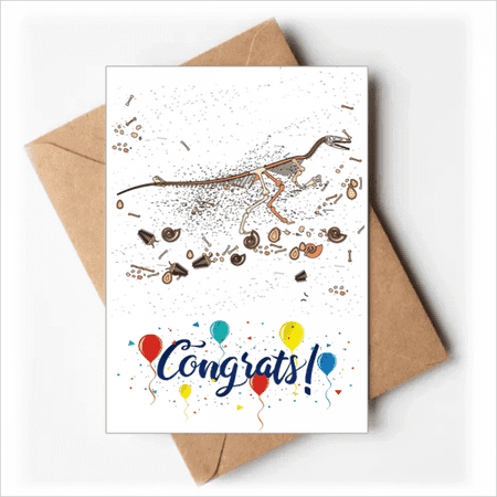 bs black small dinosaur Wedding Cards Congratulations Greeting ...