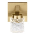 7.25 Inch 8W 1 Led Wall Sconce Elan Lighting 84039Cg - Walmart.com