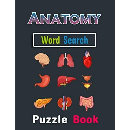 Anatomy Word Search Puzzle Book: Anatomy Puzzle Gift for Word Puzzle ...