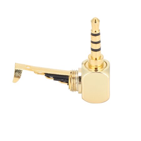 Tbest 4 Pole Plug,L Shape Angle Plug,10PCS 2.5mm Balanced Plug 4 Pole L ...