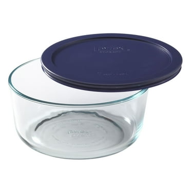 Pyrex 7 Cup Round Storage - Glass Food Storage Container - Walmart.com
