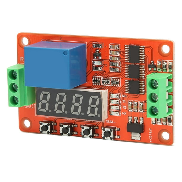 Time Delay Relay Module, Upgrade DC 5V 12V 24V Relay Module Relay Switch,Timing Delay Cycle Self ...