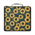 DIXRUYEE Zipper Binder File Keeper Documents Organized-Yellow Sunflower ...