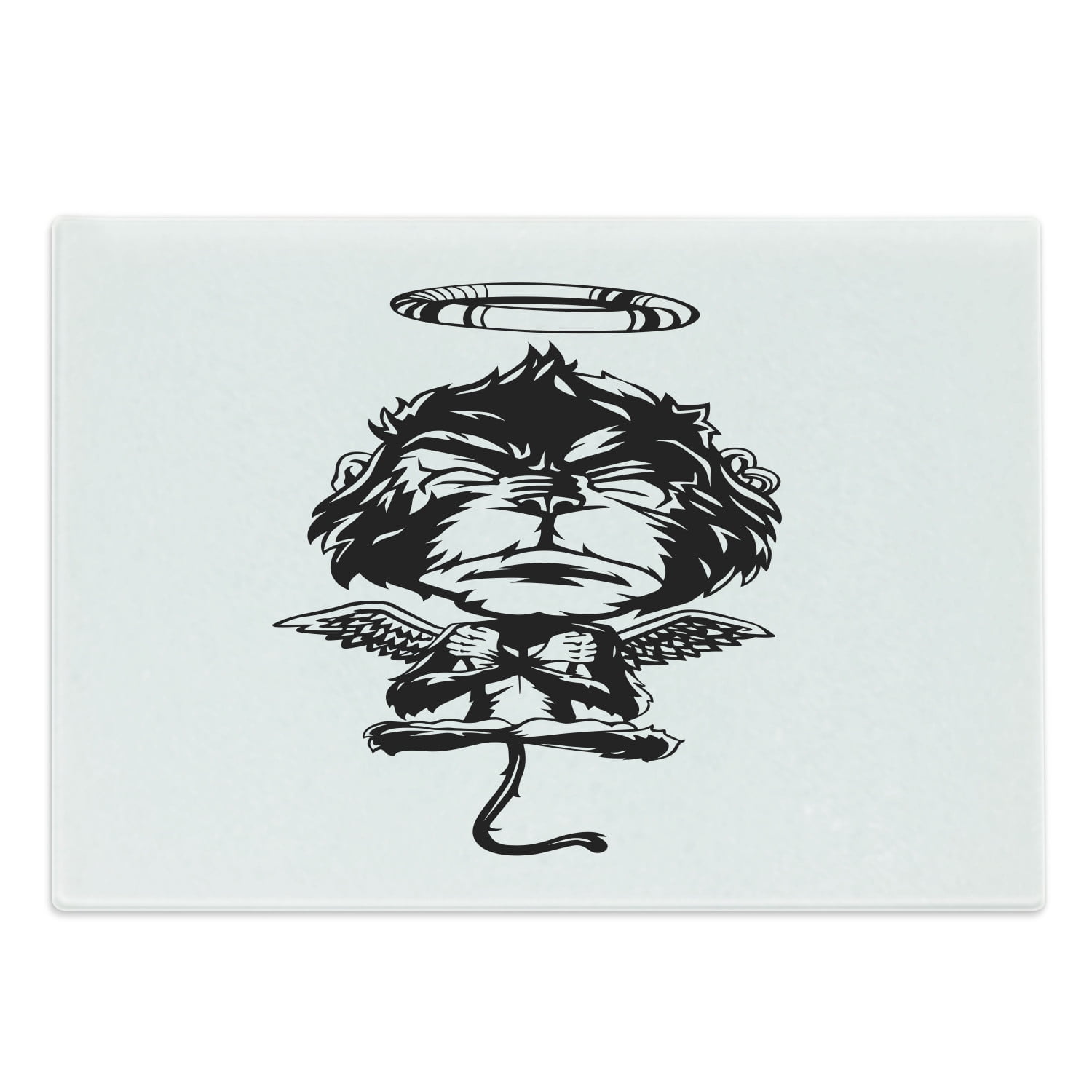 Gorilla Cutting Board, Illustration of a Creative Angelic Monkey with ...