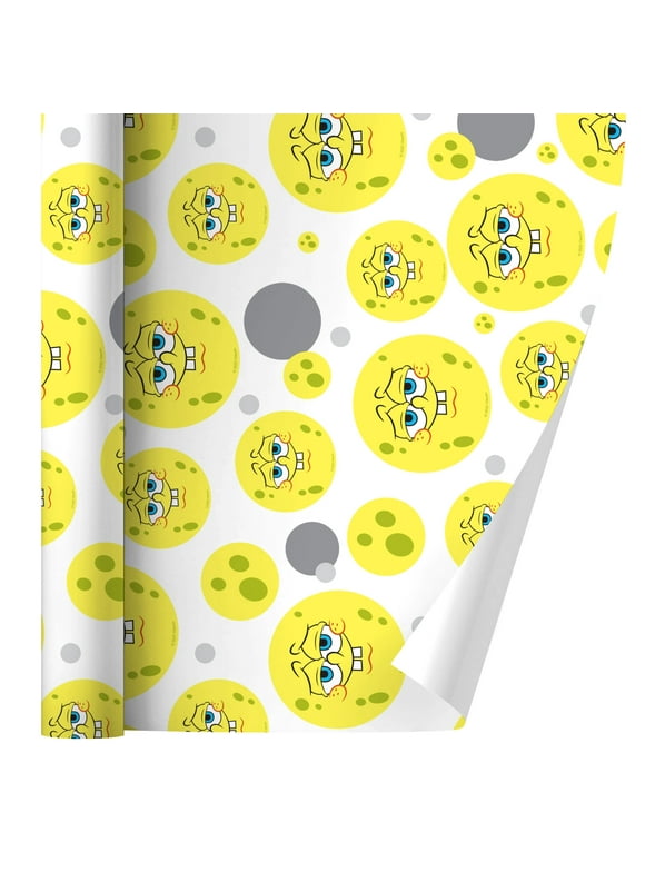Spongebob Gift Wrap & Greeting Cards in SpongeBob Party Supplies ...