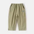 Baby Girl Pants Children Solid Color Casual Pants Fashion Straight Long ...
