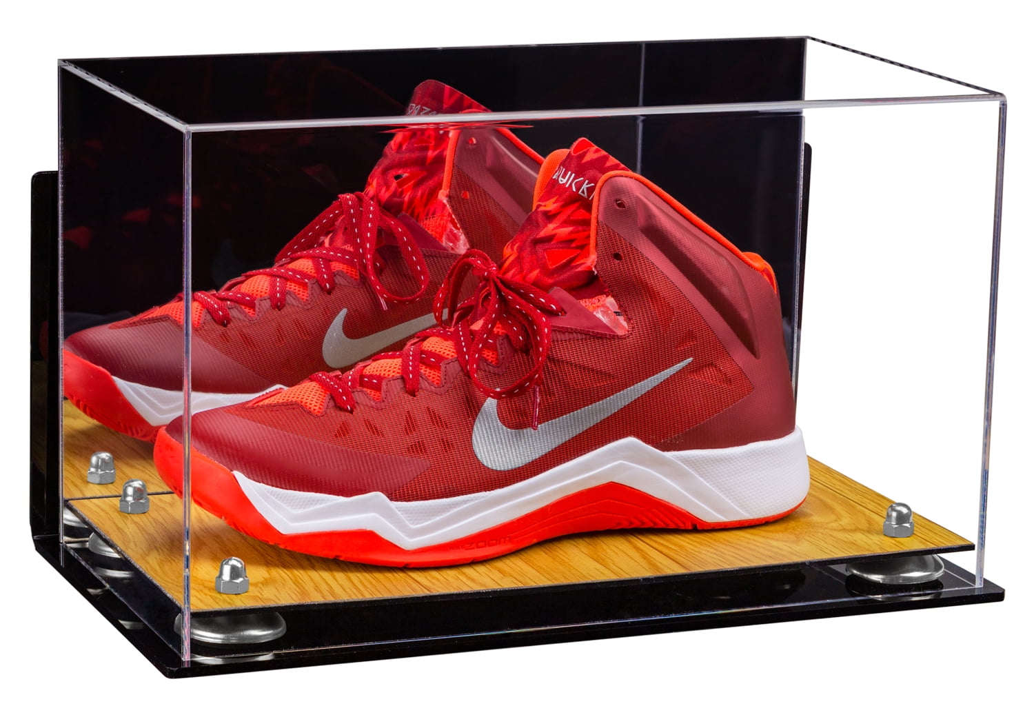 Deluxe Acrylic Large Shoe Display Case for Basketball Shoe Soccer Cleat ...