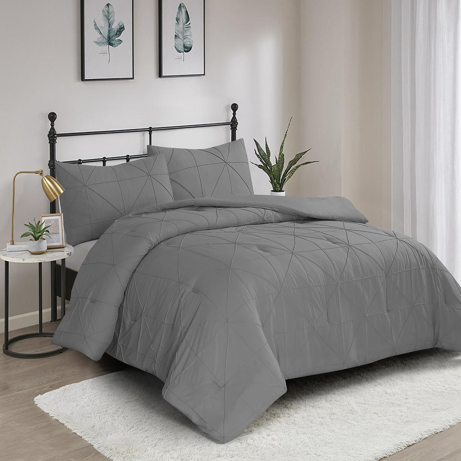 Click here for Swift Home 3 Pieces Hartford Pintuck Comforter Set prices