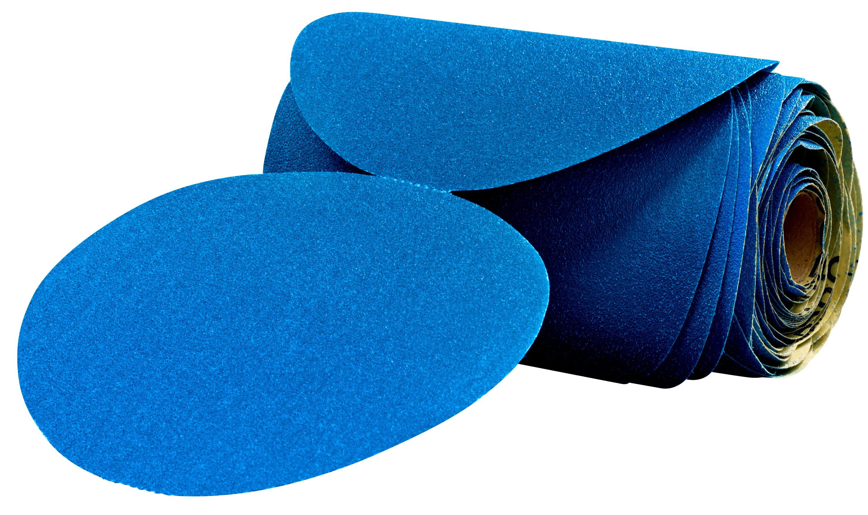 3M Stikit Blue Abrasive Disc Roll, 36206, 6 in, 180 grade, 100 discs ...