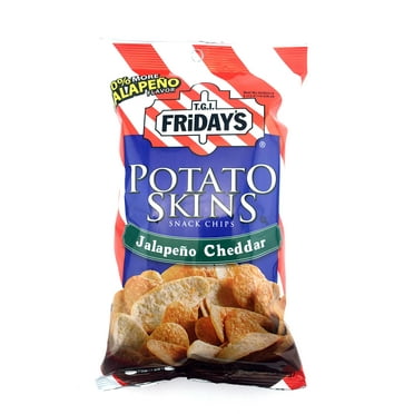 T.G.I. Friday's Cheddar & Bacon Potato Skins Snack Chips, 22 Oz ...