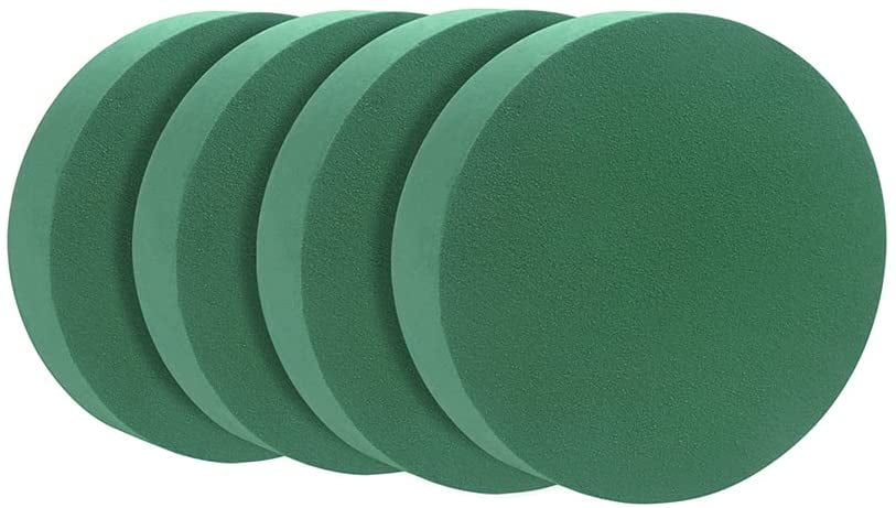 Round Floral Foam Blocks,6" Large Wet Styrofoam Bricks for Wedding ...