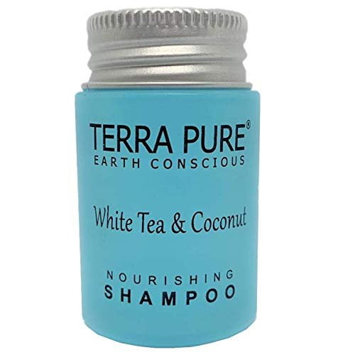 Terra Pure White Tea & Coconut Shampoo, Travel Size Hotel Amenities, 1 ...