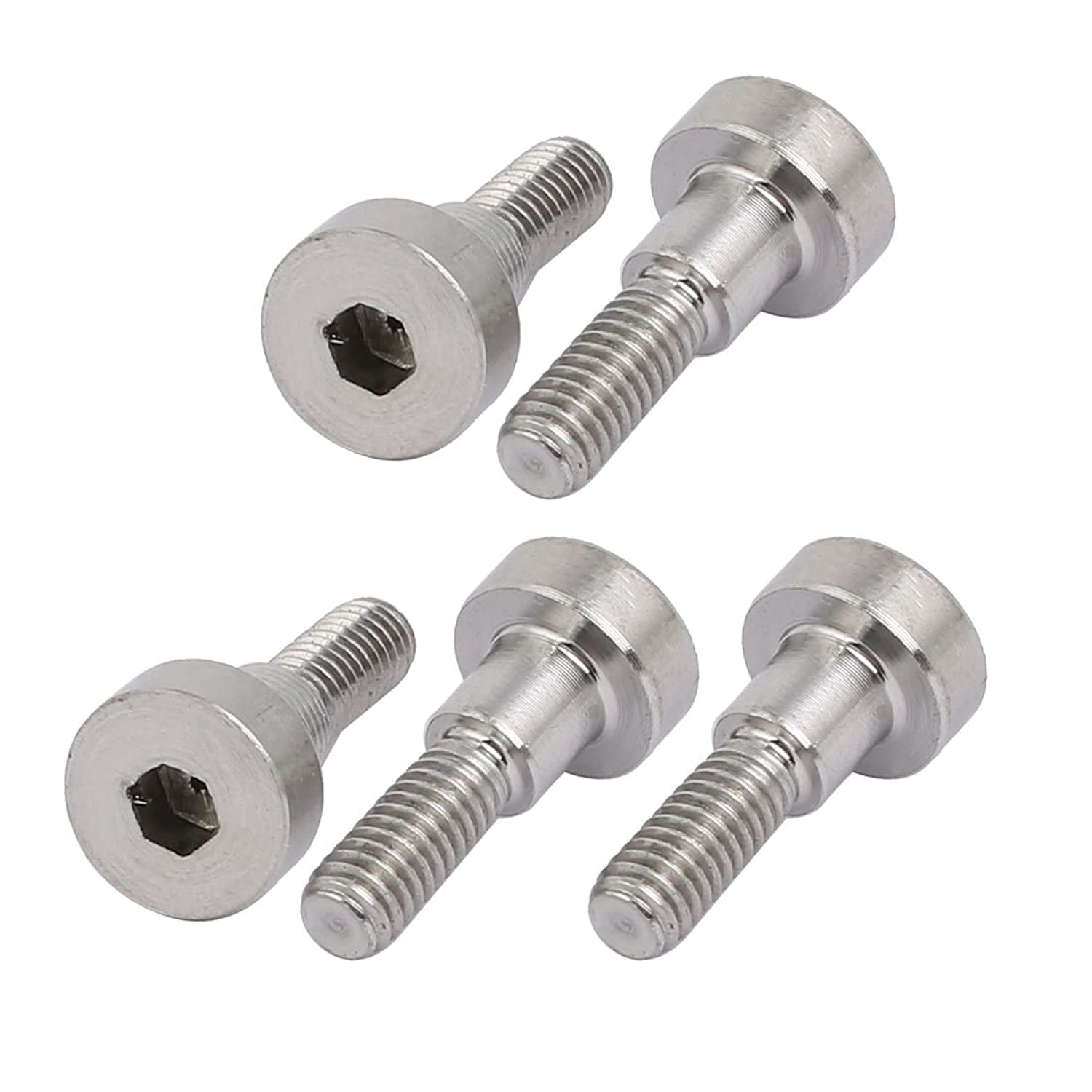 Uxcell 5pcs 304 Stainless Steel Shoulder Bolt 5mm Shoulder Dia 5mm