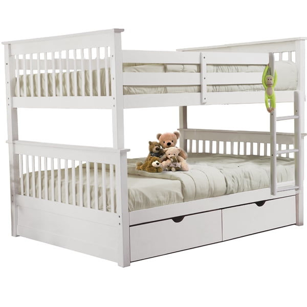 Click here for Scanica Sydney Full Over Full Bunk Bed With Drawer... prices