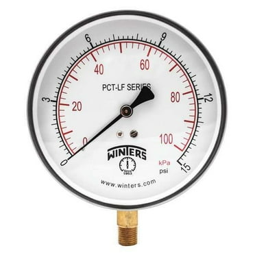Winters Gauge,Pressure,2in.,0 to 300 psi PEM1411LF - Walmart.com