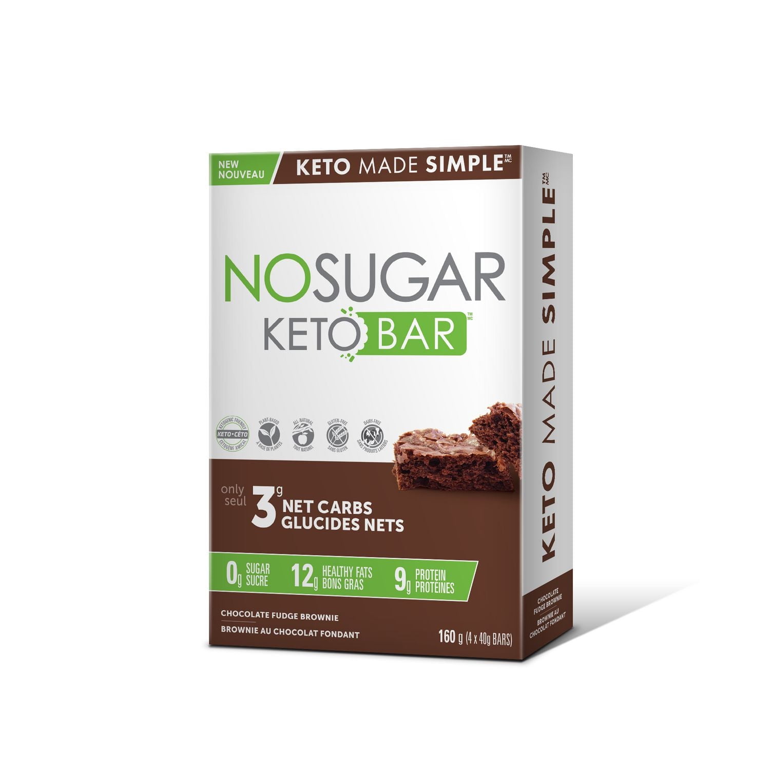 Click here for No Sugar Company No Sugar Keto Bar Chocolate Fudge... prices