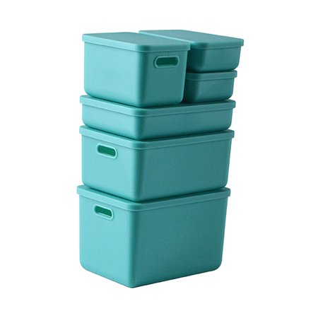 Organizer Container Cute with Lid Portable for Bedroom 1/6 Doll House ...