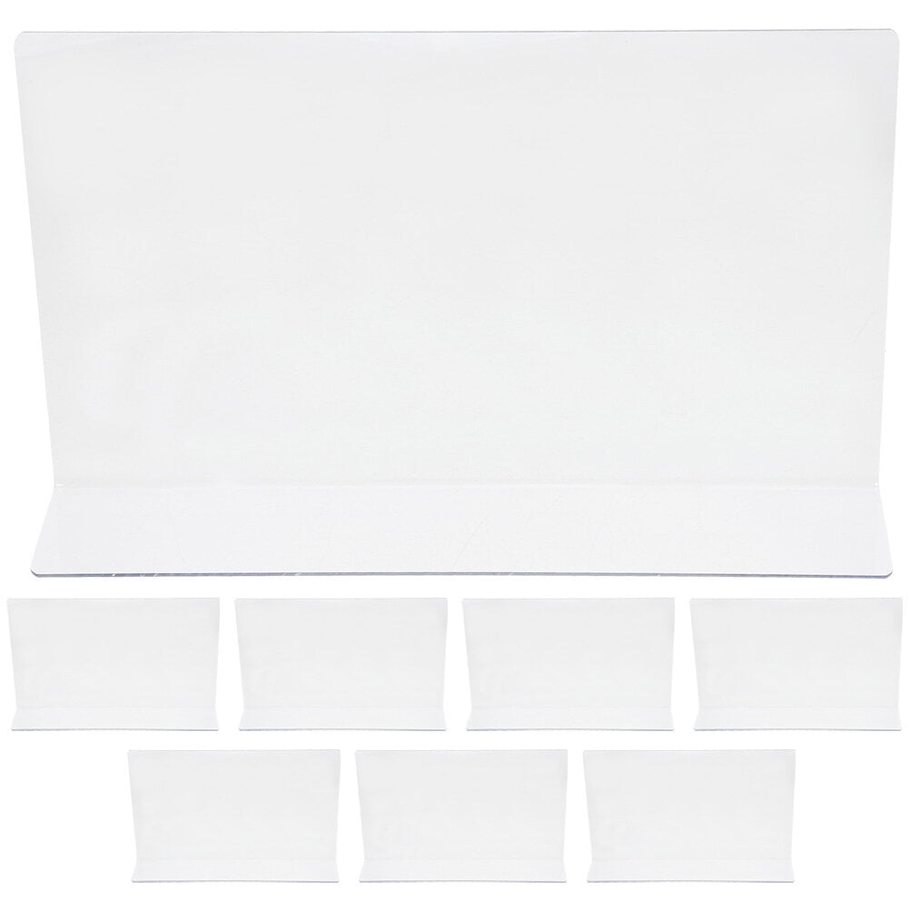 Click here for Har Adhesive 8 Pcs Plastic Shelf Dividers Clear Cl... prices