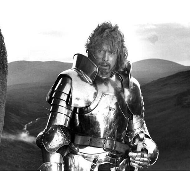 Excalibur 1981 Nigel terry portrait as King Arthur in suit of armor ...
