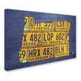Design Turnpike Oregon License Plate Map Canvas Art - Walmart.com