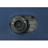 "Intex Queen Deluxe Dura-Beam Airbed | Inflatable Raised 18"" Mattress with Built-in Pump ...