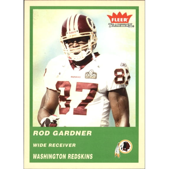 2004 Fleer Tradition Green #65 Rod Gardner NFL Football Trading Card ...