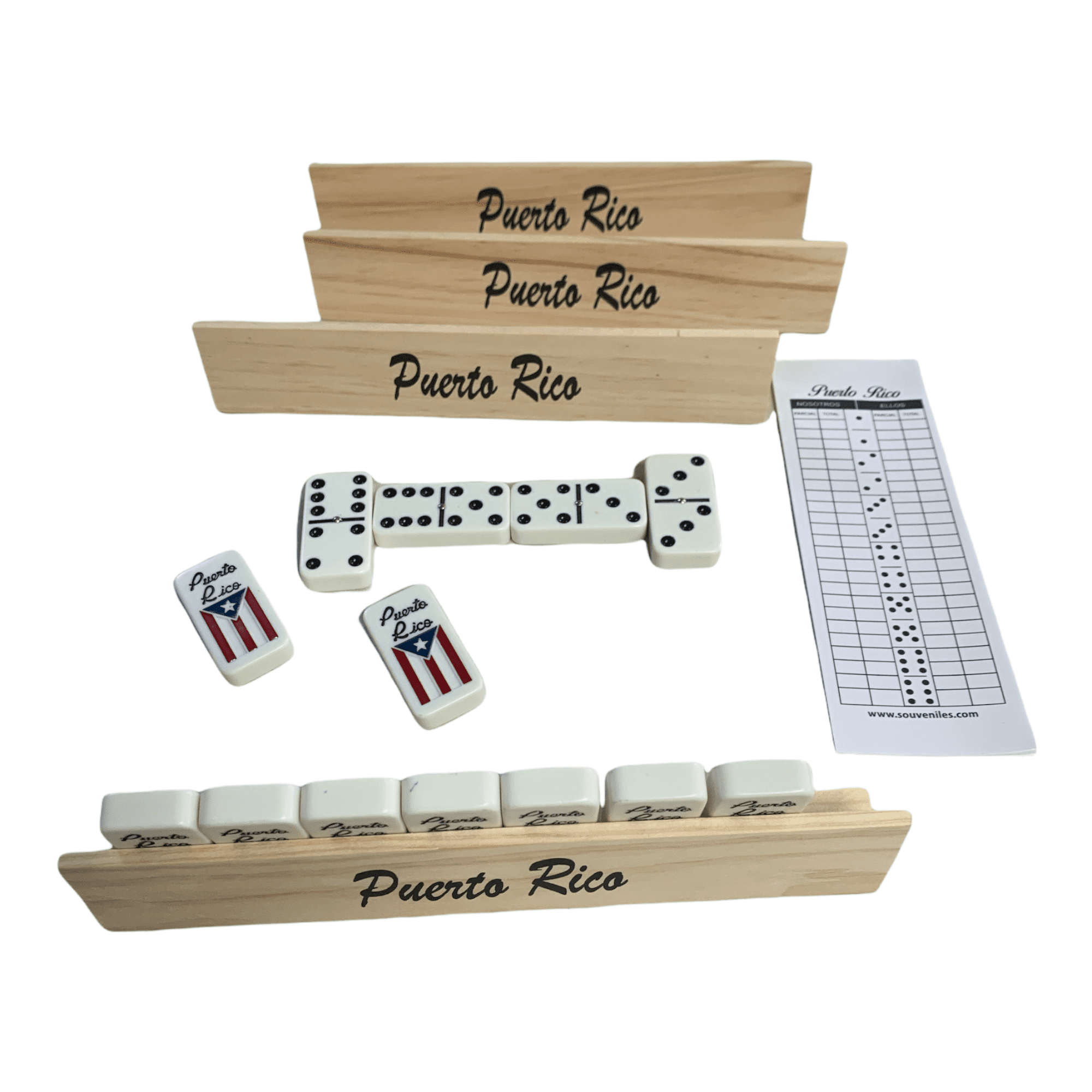 Puerto Rico Domino Holder with Score Sheet - Walmart.com