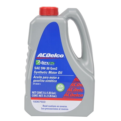 Aceite Sintético AcDelco 5w30 Dexos Gen 2 Garrafa 5 Litros | Walmart en ...