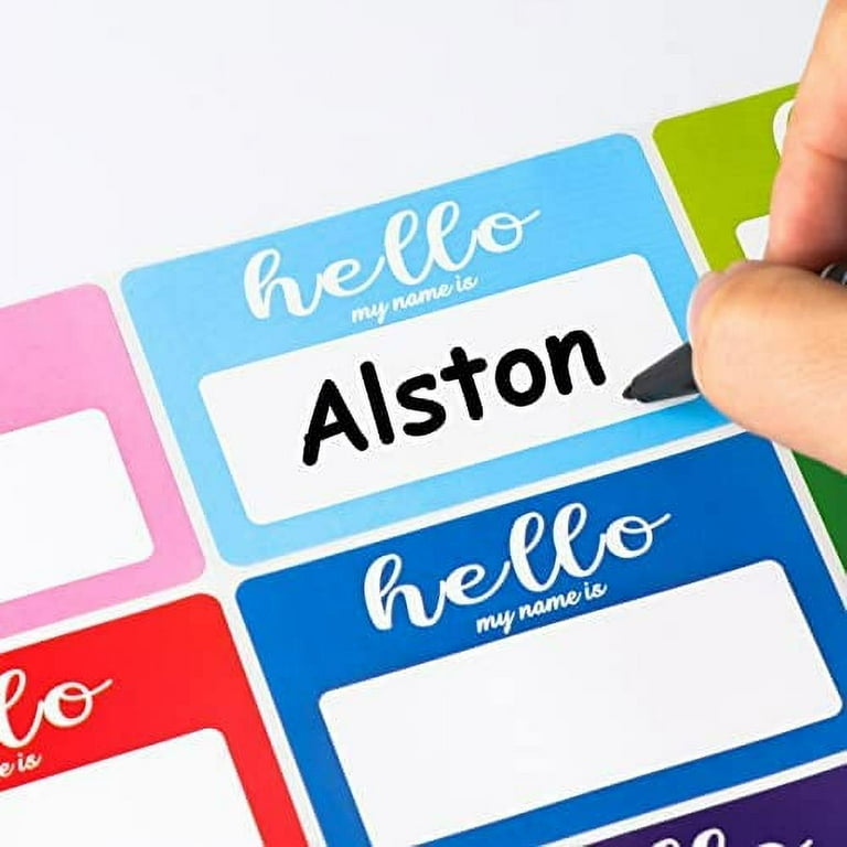 Name Badge Stickers