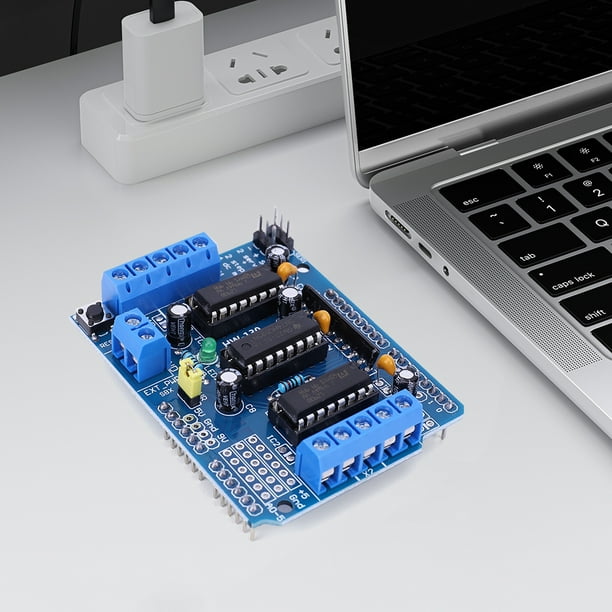 Clairlio L293D DC Motor Drive Shield Stepper 4.5-36V 4CH Motor Control ...