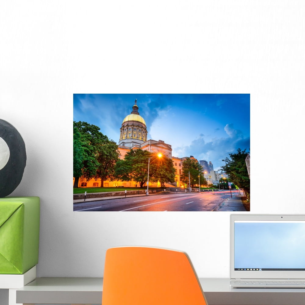 Georgia State Capitol Atlanta Wall Mural by Wallmonkeys Peel and Stick ...