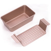 Meatloaf Pan with Drain Tray, Dingrich 9 x 5 Inches Loaf Pans with ...