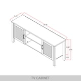 Free Shipping! CASTLE PLACE Medieval TV Stand Console for TVs up to 65 ...
