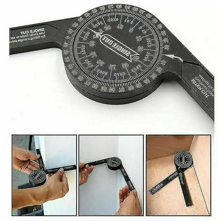 Miter Saw Protractor 7 Inch Aluminum Protractor Angle Finder | Walmart ...