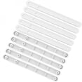 10pcs Draw Rail Plastic Drawer Slides 180/235/298mm Draw Runners ...