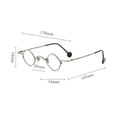Nerd Vintage Super Small Square Eyeglass Frames Punk Style Lightweight ...