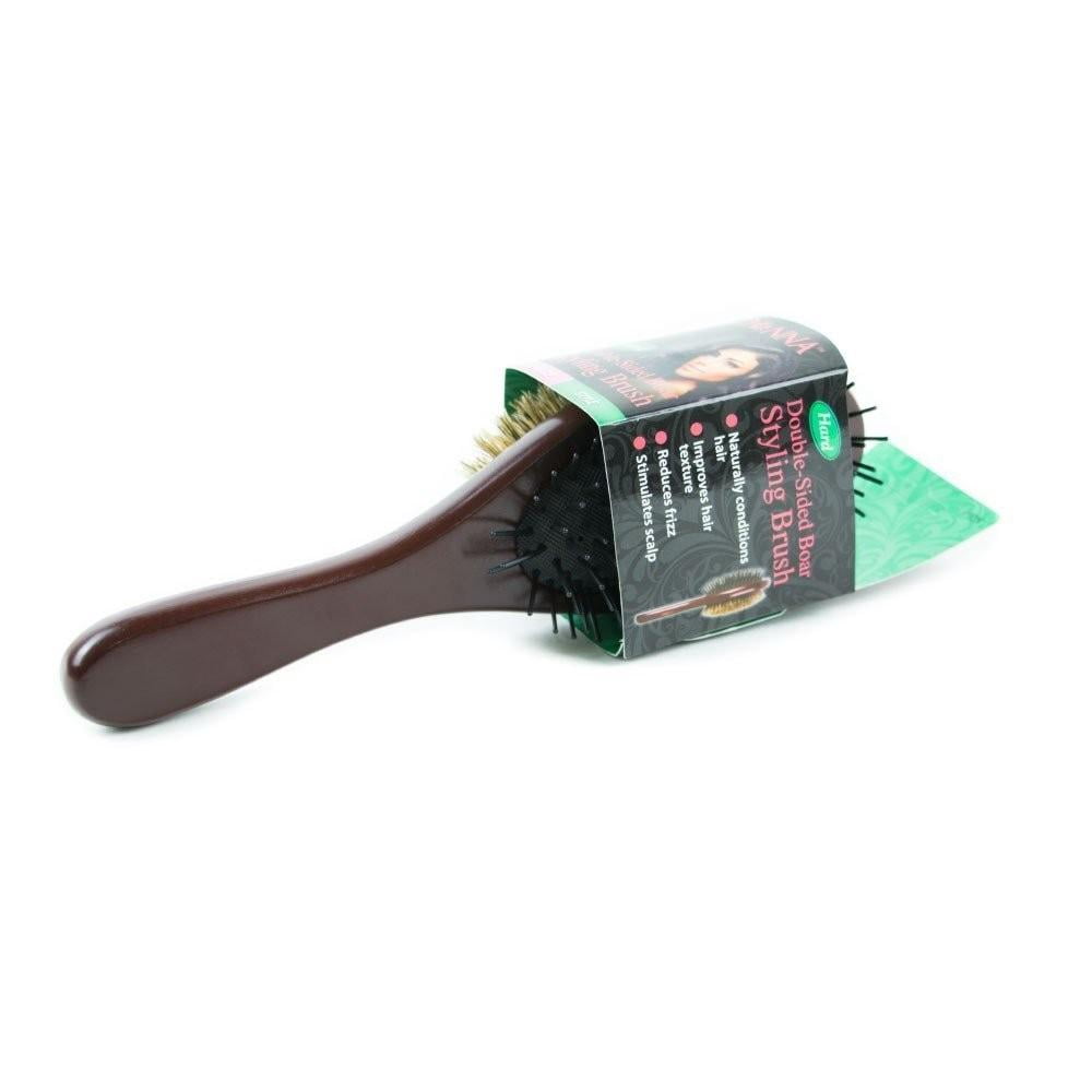 Donna Collection Double Sided Boar Brush-Hard,Pack of 2 - Walmart.com
