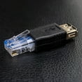 USB 2.0 Type A Female To RJ45 Male PC Ethernet LAN Adapter FAST Network ...