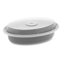 Pactiv Evergreen EarthChoice SmartLock Microwavable MFPP Hinged Lid Container, 9 x 9 x 3.1 ...