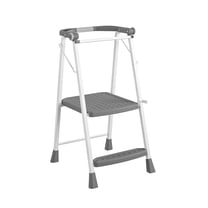 eHemco 2-Step Heavy-Duty Safety Metal Stool with 1100 lb. Load Capacity ...