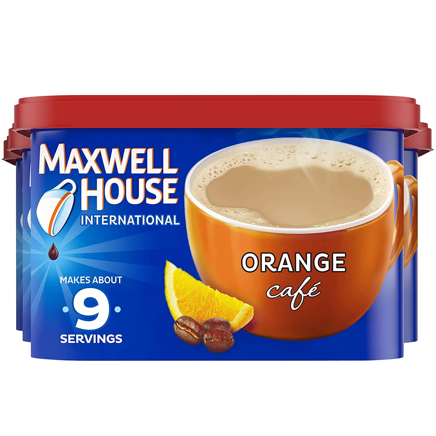 Maxwell House International Orange Cafe Beverage Mix, 9.3 OZ (Pack of ...