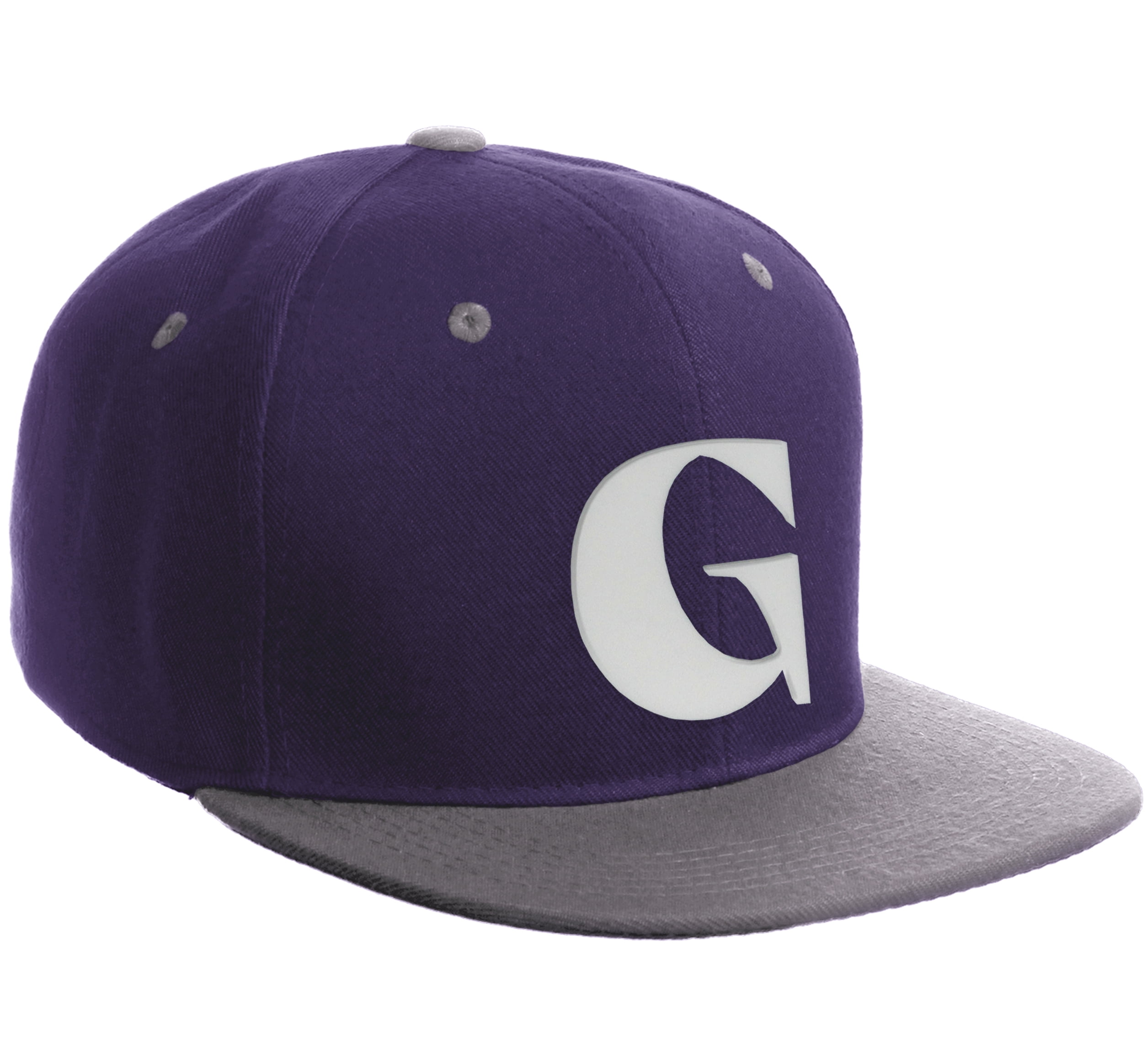 Daxton Classic Snapback Hat 3D Capital Alphabet Letters Flat Bill Visor ...
