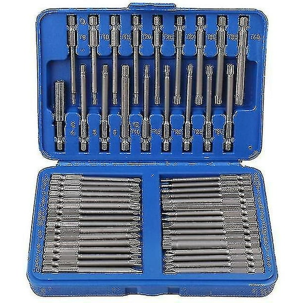 50pc 75mm Reach Bit Set Destornillador Bits Torx Hex Spline Brocas ...