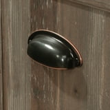 Sauder Sonnet Springs Printer Stand with Storage in Pebble Pine, Pebble ...