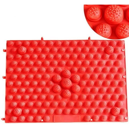 Dinohhi 2 Pack Foot Massage Mat Shiatsu Mat Reflexology Walking Toe ...