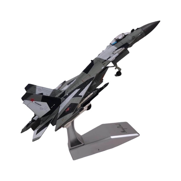 Russian SU-35 Fighter with Stand Plane Su-35 Plane Alloy Model Alloy ...