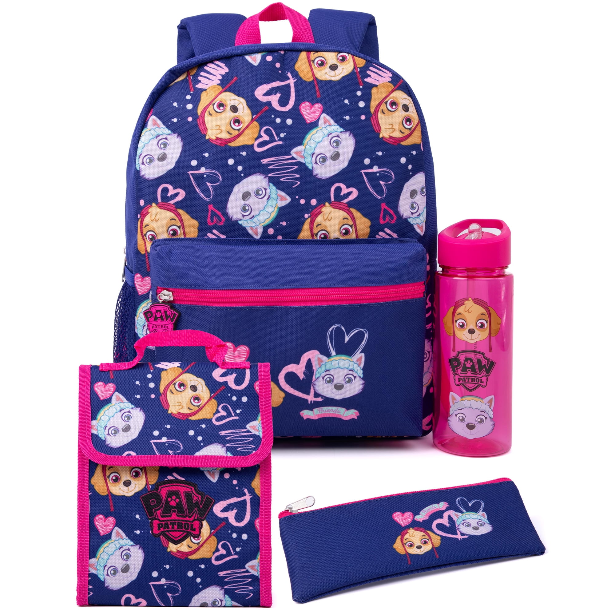 Click here for Paw Patrol Girls Blue 4 Piece Backpack Set prices