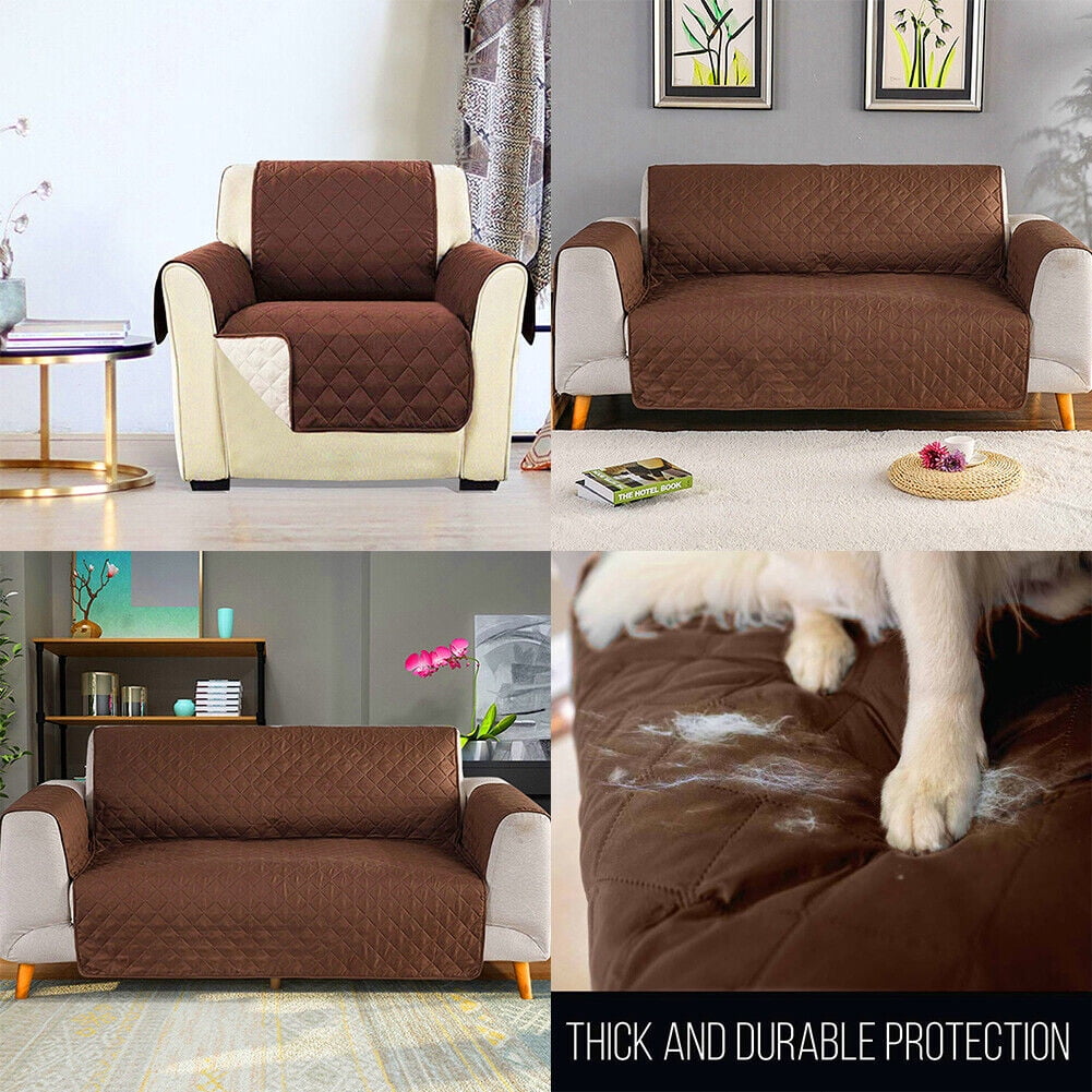 US1/2/3 Seat Sofa Cover Couch Loveseat Slipcover Pet Dog Mat Furniture ...