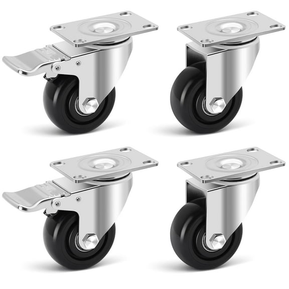 Workbench Casters kit 660 Lbs - Retractable Casters Heavy Duty Bench ...