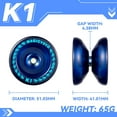 Magicyoyo K1 Blue Responsive Yoyo for Kids Beginners Solid Plastic with ...